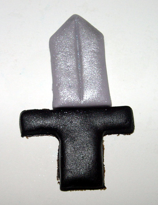12 Fondant Sword Cupcake Toppers on Luulla