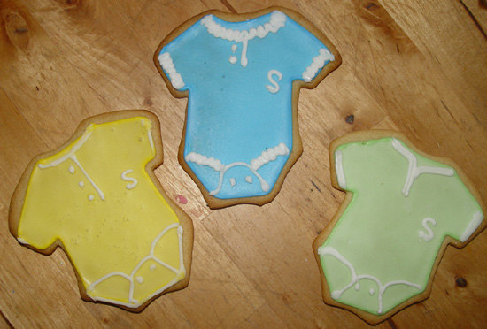 One Dozen Baby Shower Onesie Cookies on Luulla